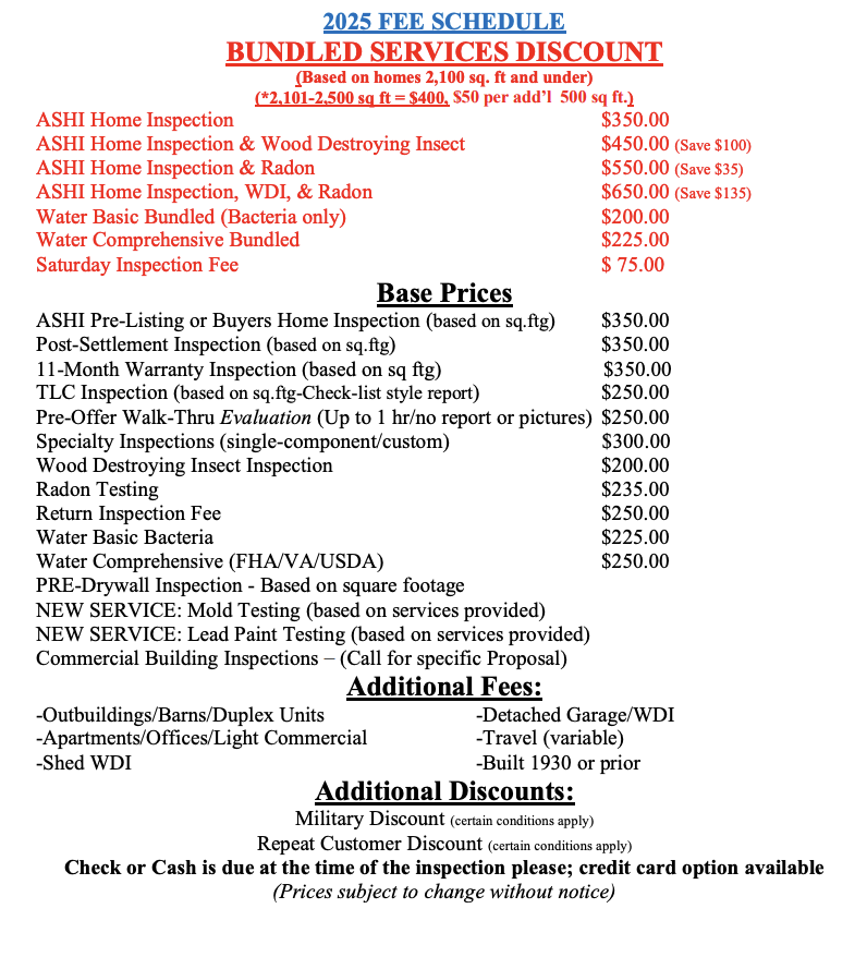 Our Services - Alpha Home Inspection